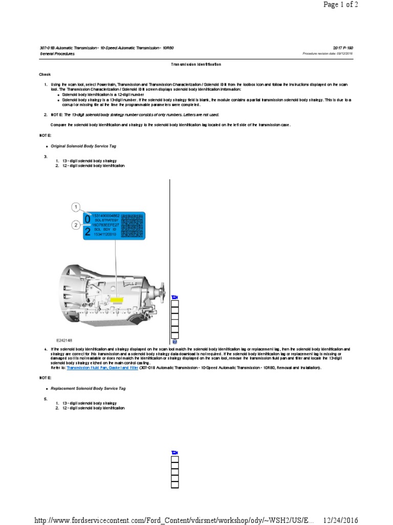 10R80 Transmission Identification | Automatic Transmission ...