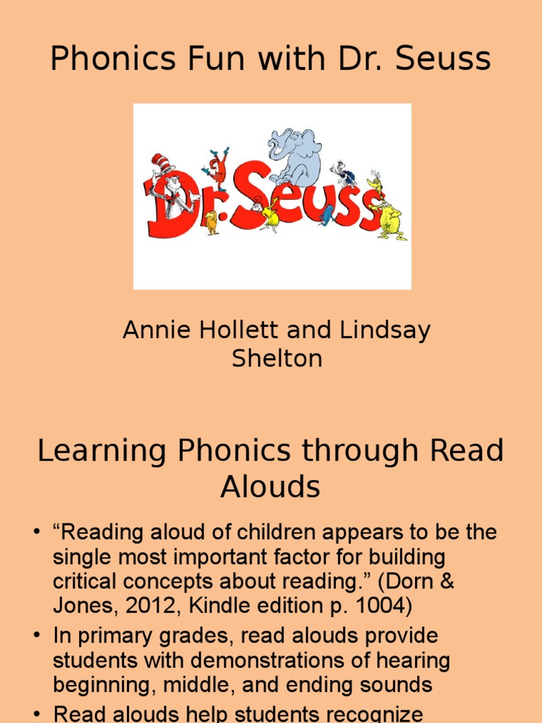 Dr. Seuss | Phonics | Reading (Process)