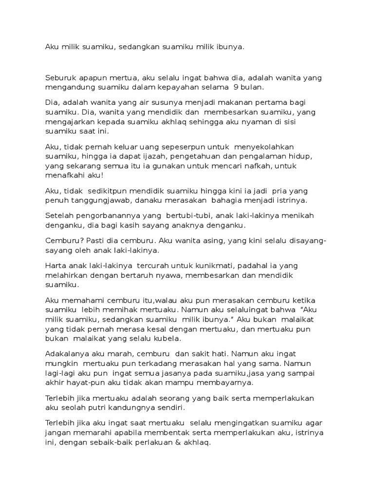 Aku Milik Suamiku | PDF Aku Milik Suamiku | PDF