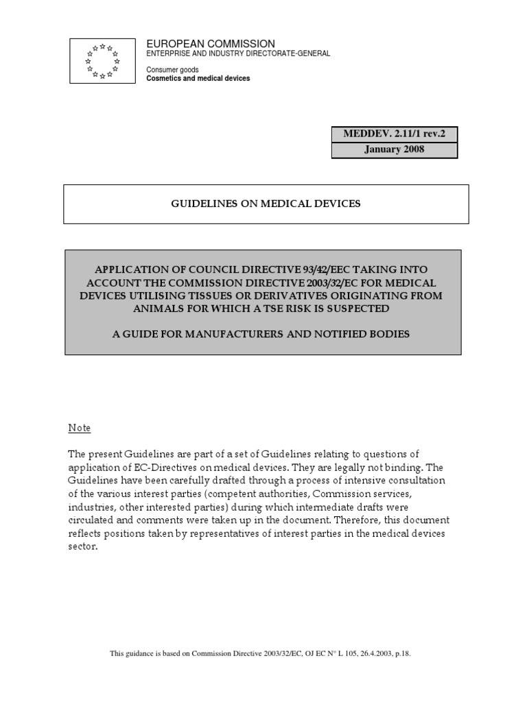 With Animal Products | PDF | Medical Device | Risk Management