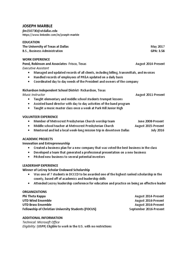Jsom Format Resume Website | PDF
