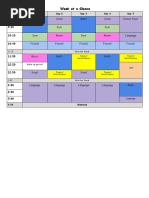 Color Coded Daily Homeschool Schedule | PDF | Linguistics | Behavior ...