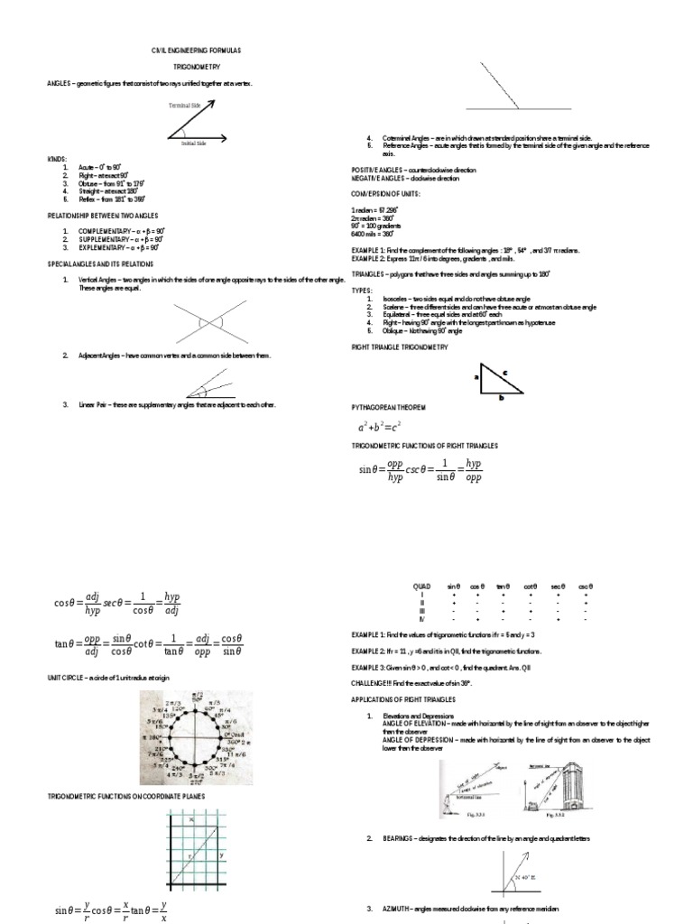 Trigo Module | PDF | Triangle | Trigonometric Functions