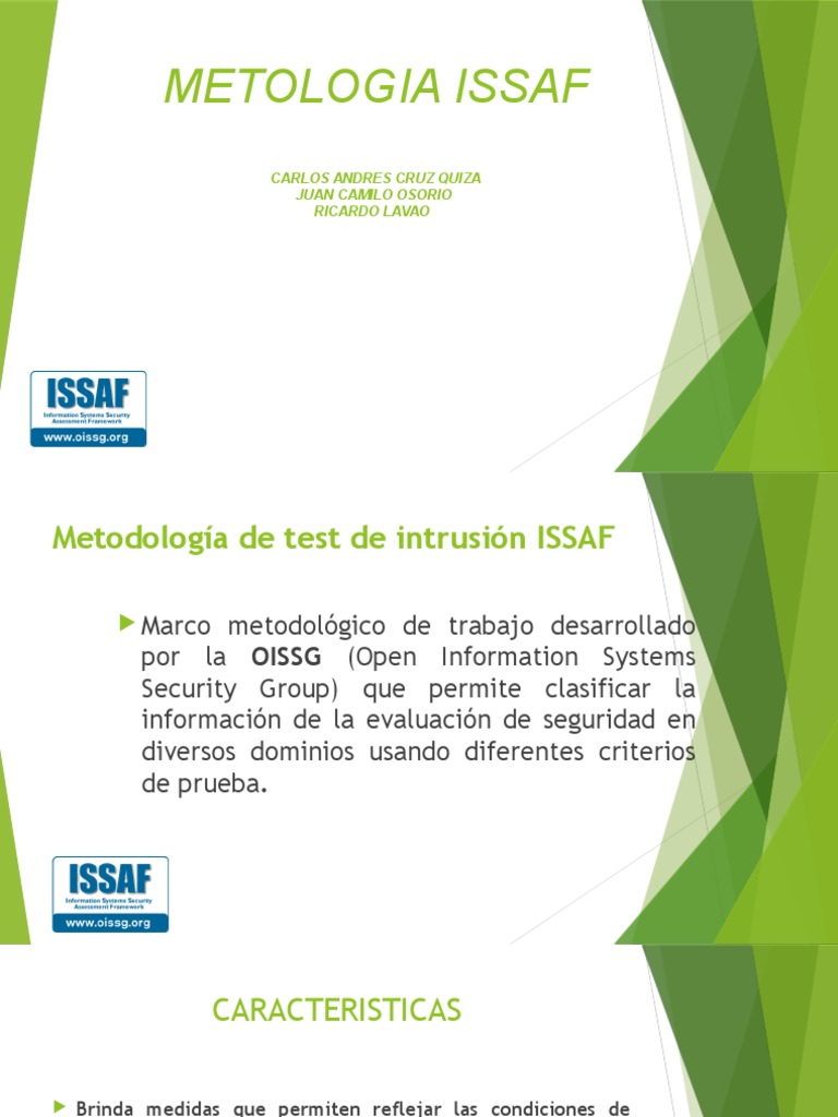 METOLOGIA ISSAF | Valores | La seguridad informática