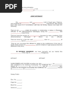Jurat Format and Examples in the Philippines | PDF | Finance & Money ...