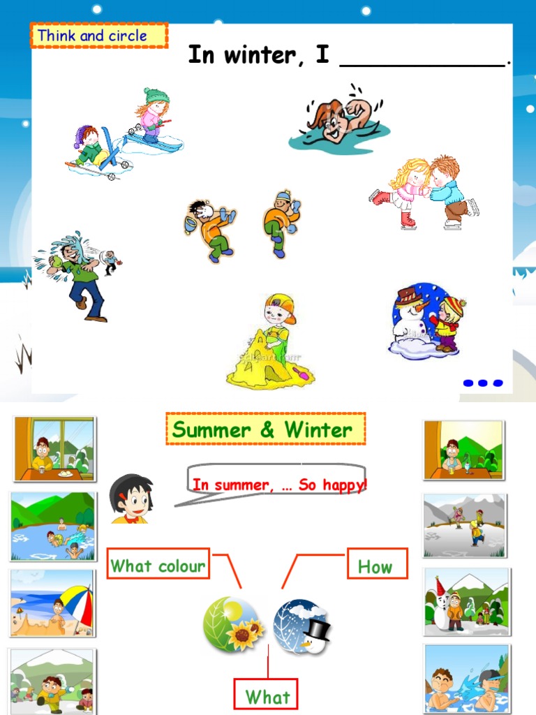 Worksheet For Seasons | PDF