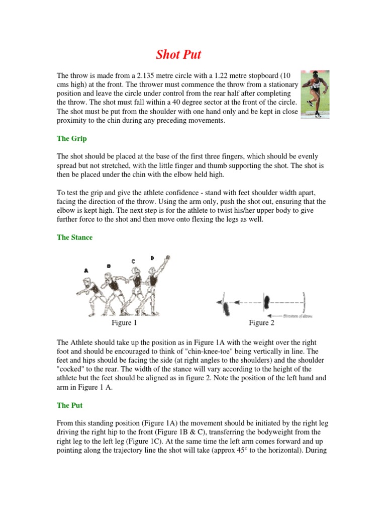 Shotput | PDF | Athletic Sports | Individual Sports