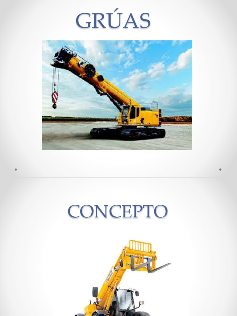 Manual de Grúas 1 PDF | Grúa (máquina) | Science