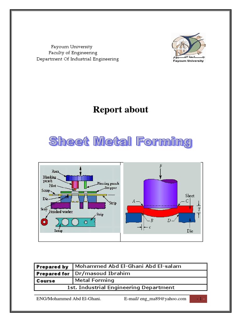 Sheet Metal Forming | PDF | Sheet Metal | Solid Mechanics