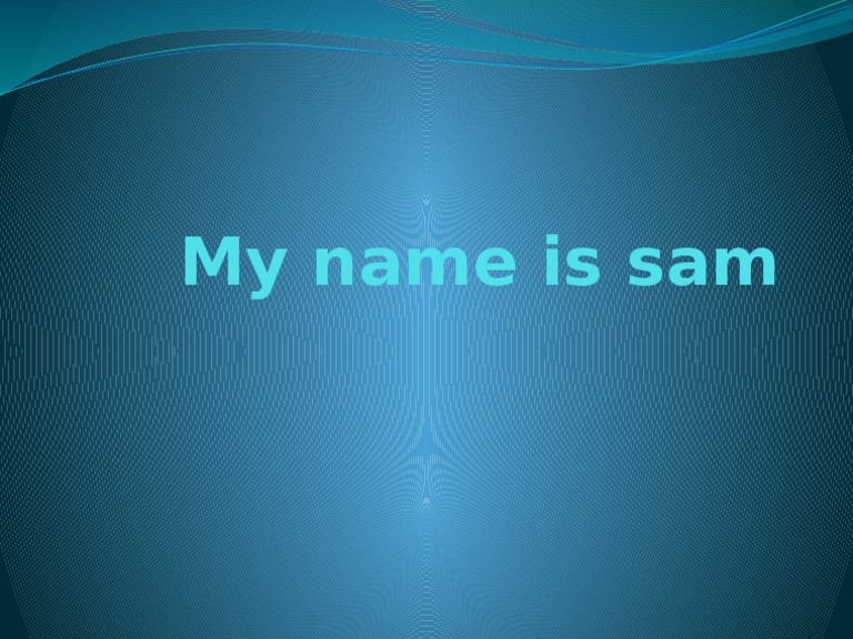 My Name | PDF