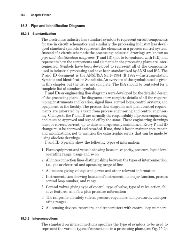 Pipe and Identification Diagrams | PDF | Instrumentation | Valve