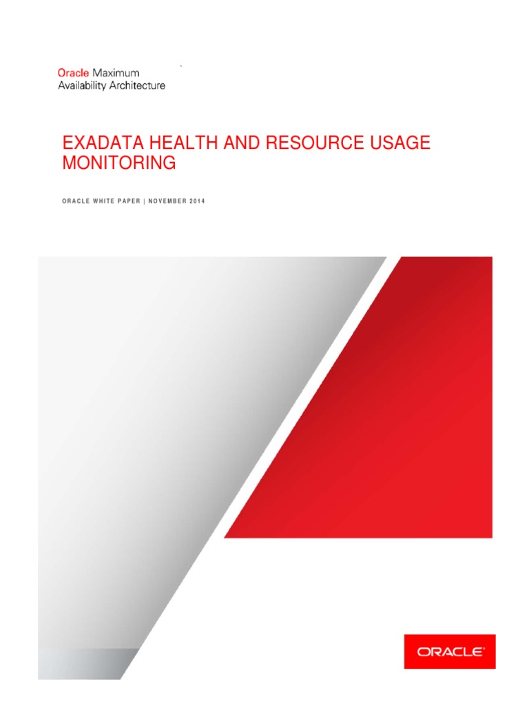 Exadata Health Resource Usage 2021227 | PDF | Databases | Operating System