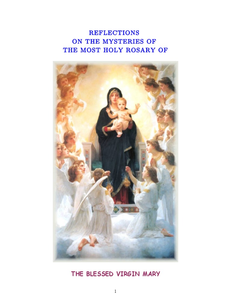 Reflections On The Mysteries of The Most Holy Rosary | PDF | Rosary ...