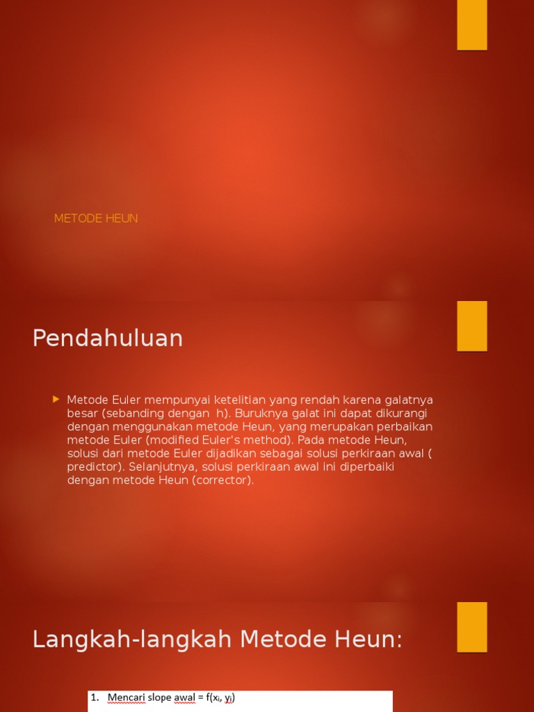 Metnum Metode HEUN | PDF