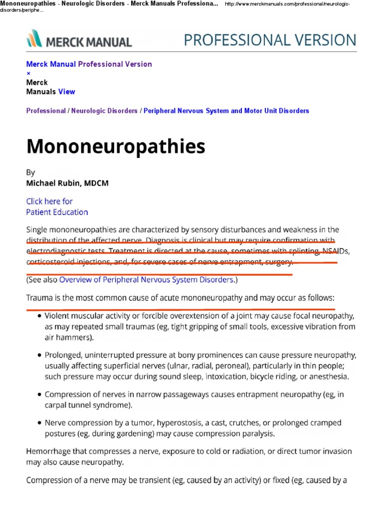 Professional Version: Merck Manuals | PDF