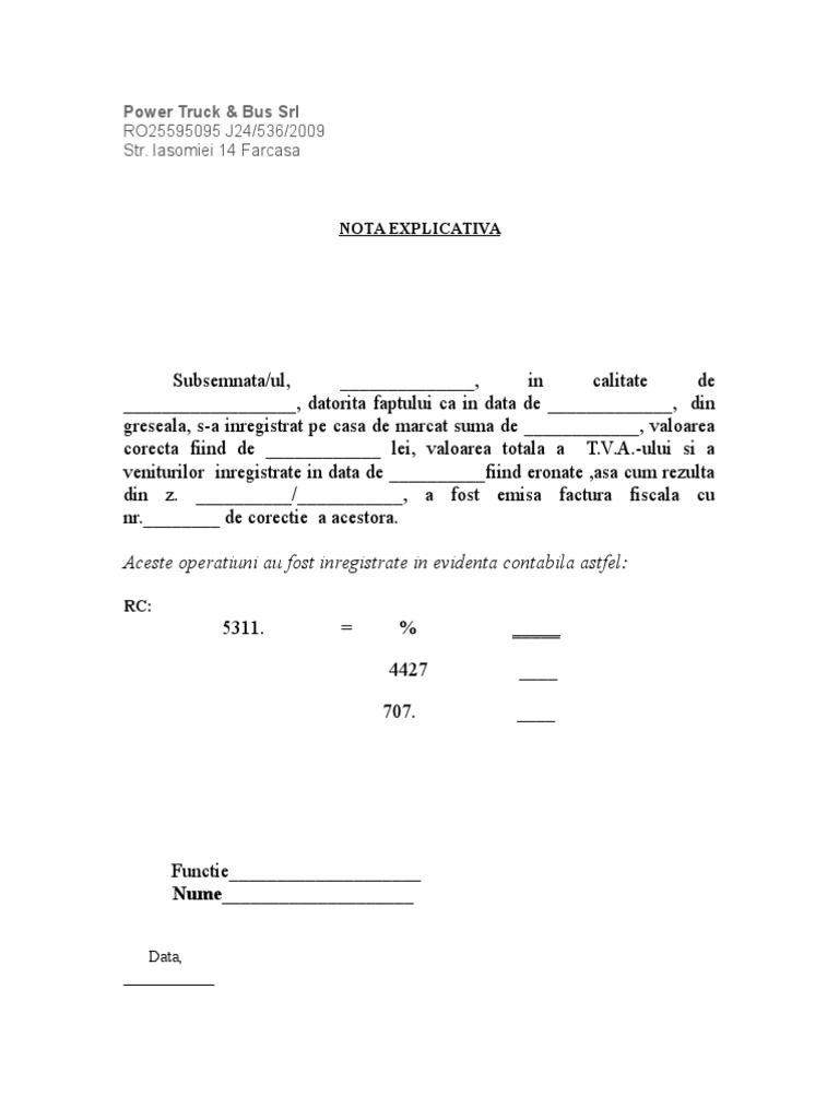 Nota Explicativa | PDF