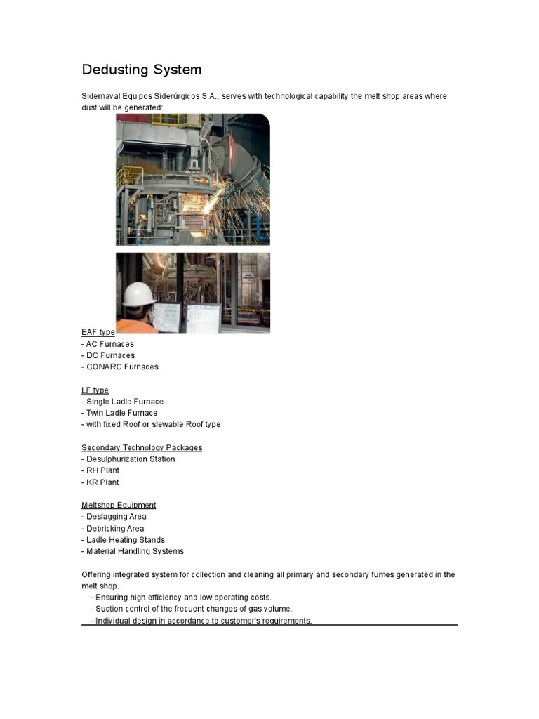 Dedusting System | PDF