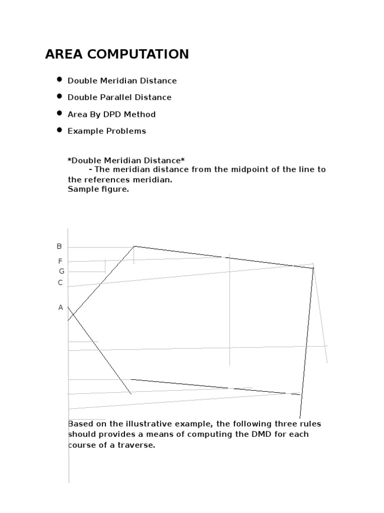 Area Computation | PDF | Latitude | Geomatics