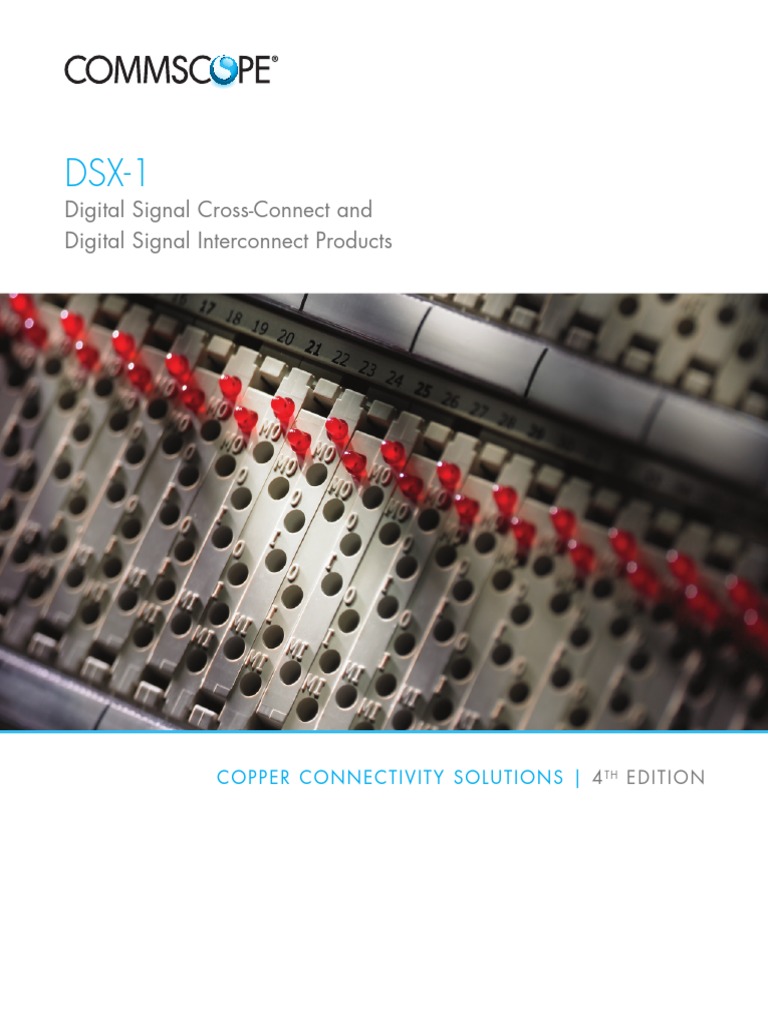 DSX1 Digital Signal Cross Connect 103253AE | PDF | Electrical Connector ...