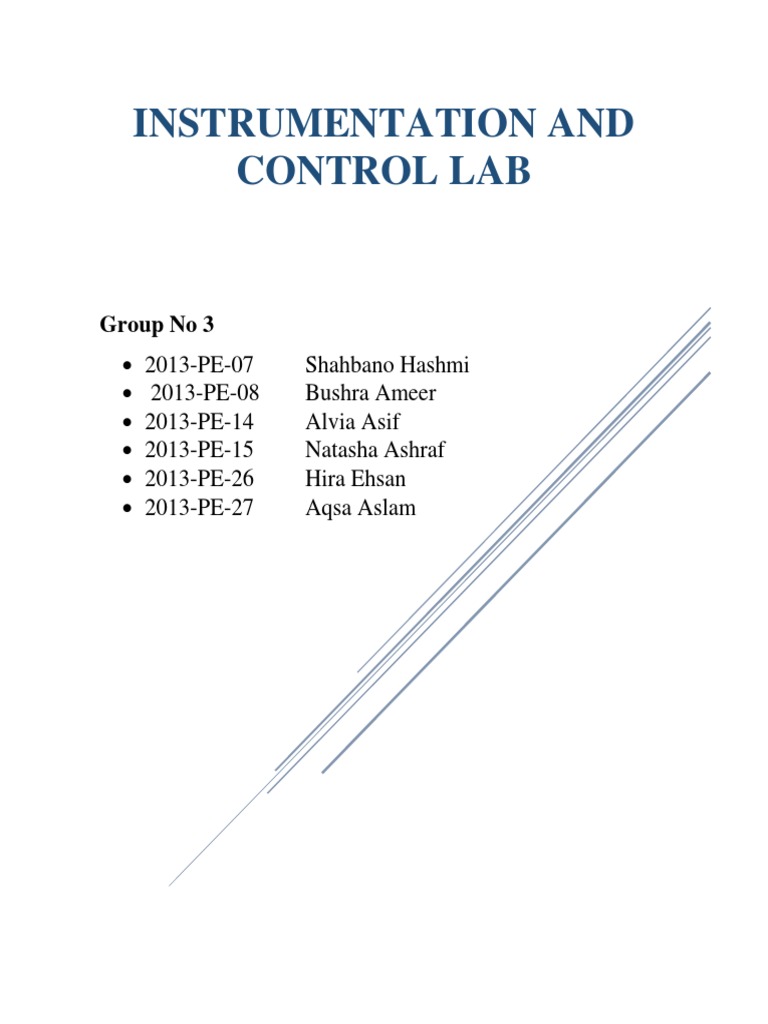 Basic Process Rig | PDF | Control Engineering | Systems Engineering
