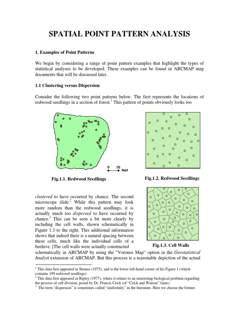 1 Examples of Point Patterns | PDF | Scientific Method | Cognitive Science