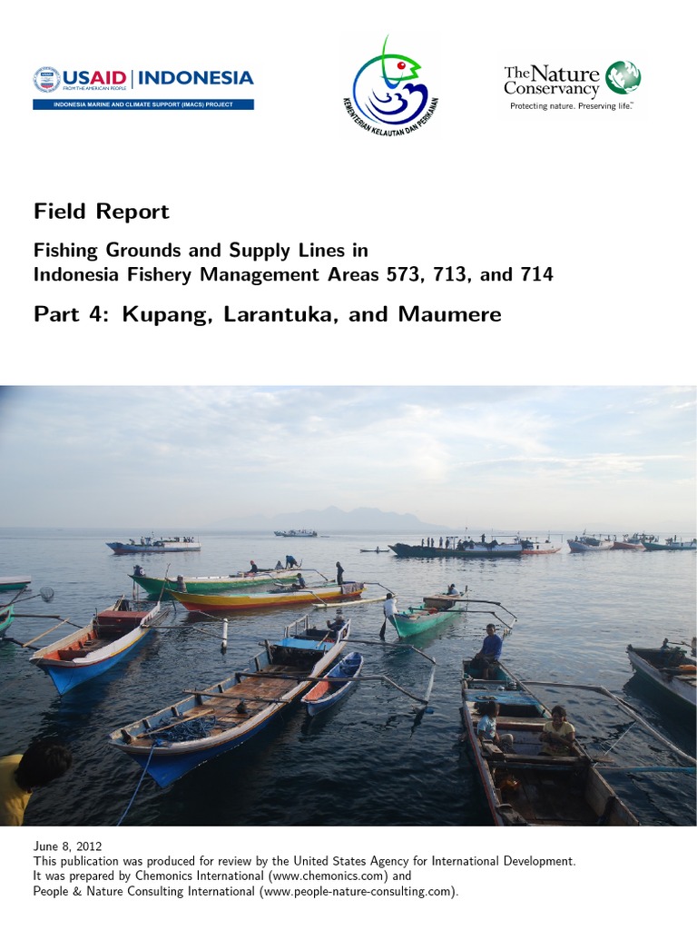 Mapping the Mixed Fisheries Landscape of Kupang: From Large-Scale ...