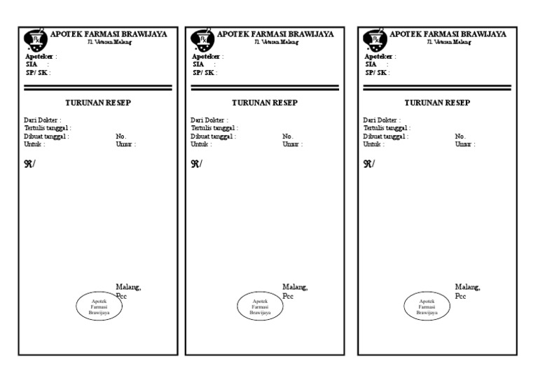Copy Resep Print | PDF