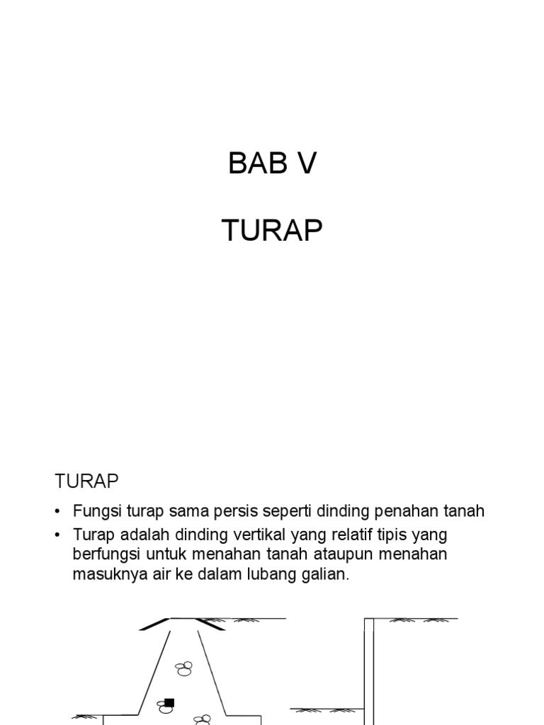 Tipe dan Analisis Turap Konstruksi | PDF