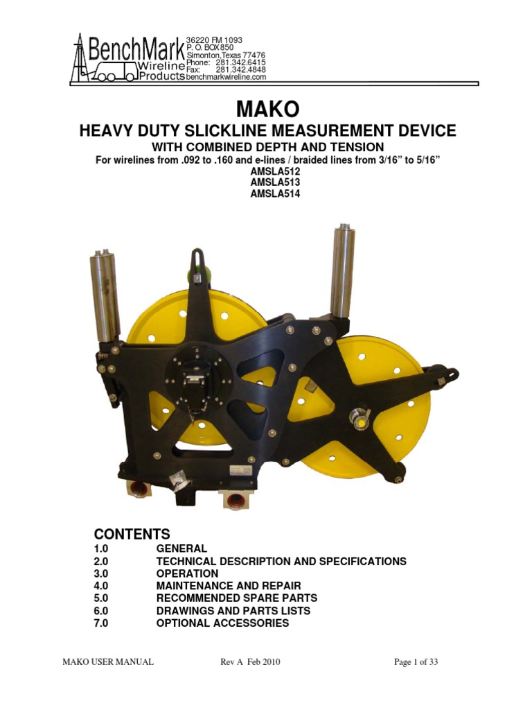 Mako User Manual - Reva | PDF | Wire | Electrical Connector