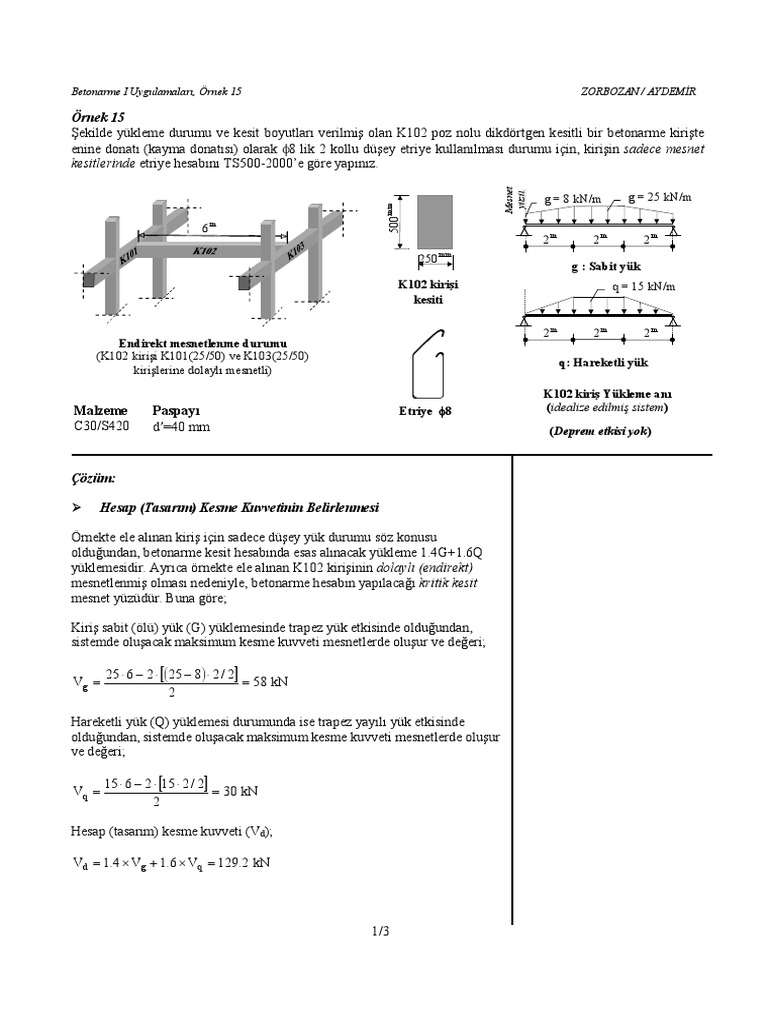 Kiris Kesme Tasima Gucu | PDF