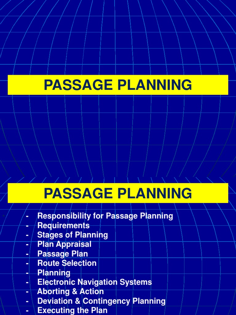 Essential Guide to Passage Planning | PDF | Navigation | Geography