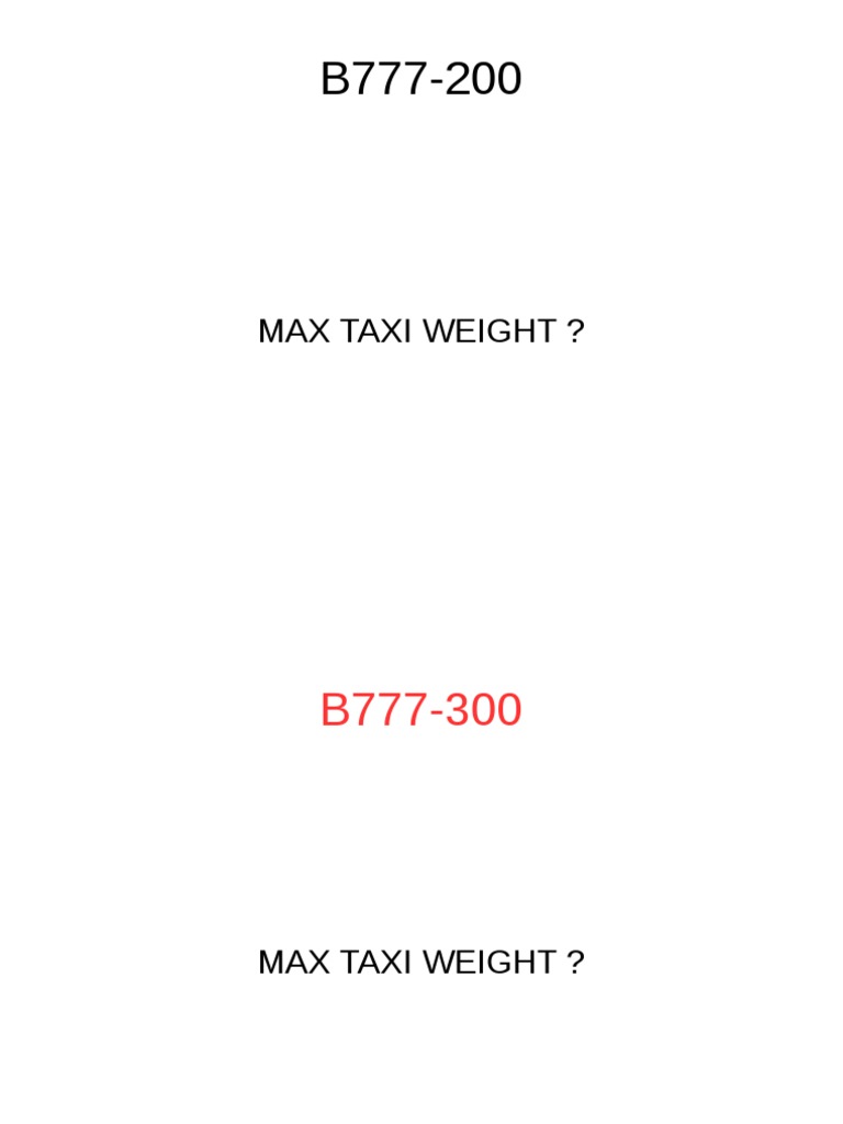 Limitations Weights | PDF | Aircraft | Aviation