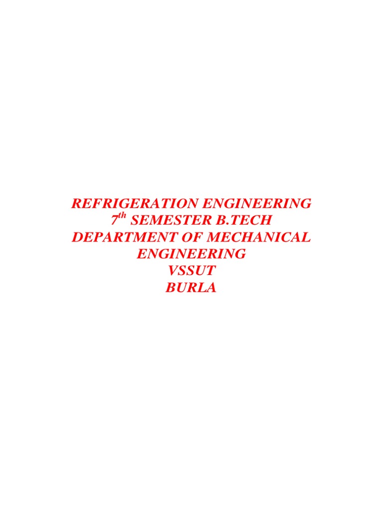 Refrigeration Cycle Pdf Refrigeration Heat
