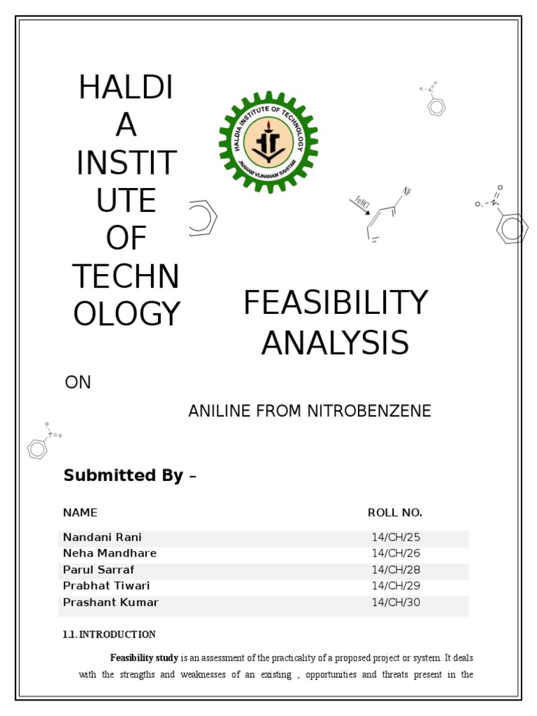 Aniline Production from Nitrobenzene | PDF | Properties Of Water ...