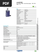 XCKJ167 Limit Switch Data Sheet | PDF | Technology & Engineering