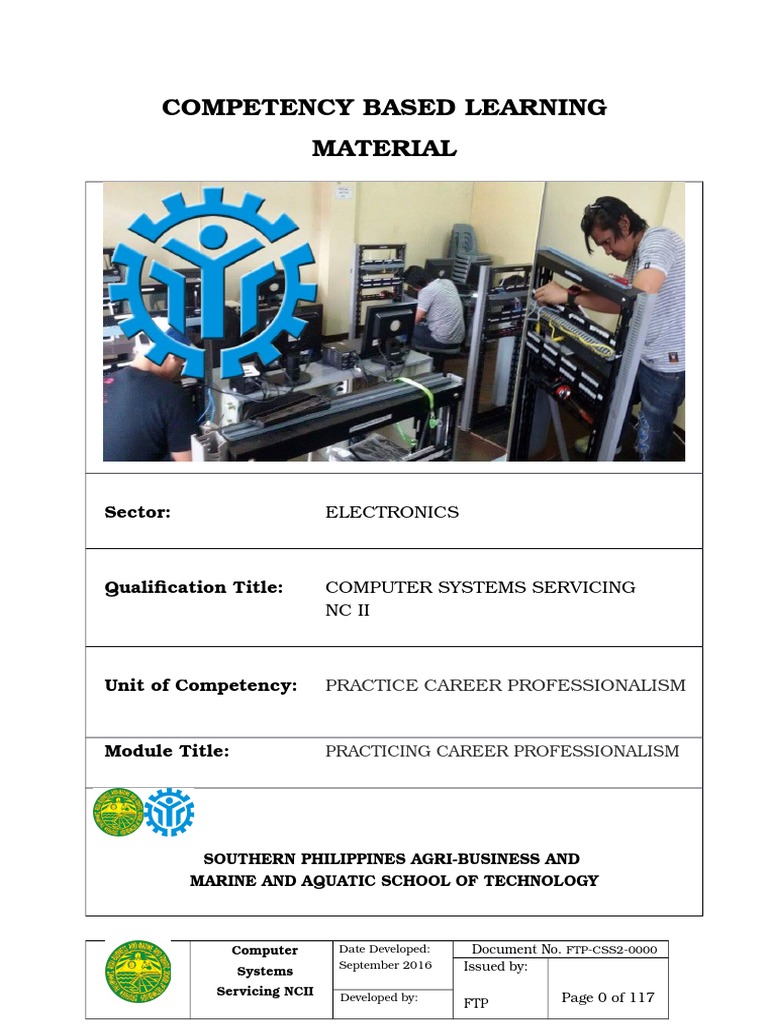 CSS CBLM | PDF | Educational Assessment | Educational Technology