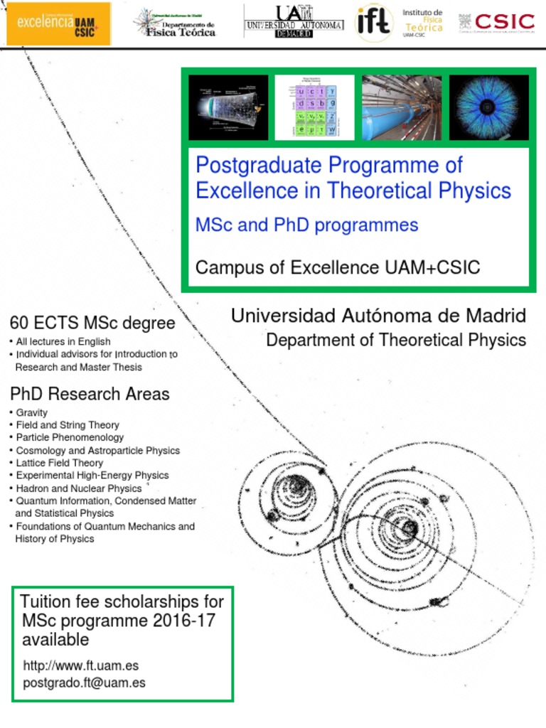 MSc in Theoretical Physics at UAM | PDF