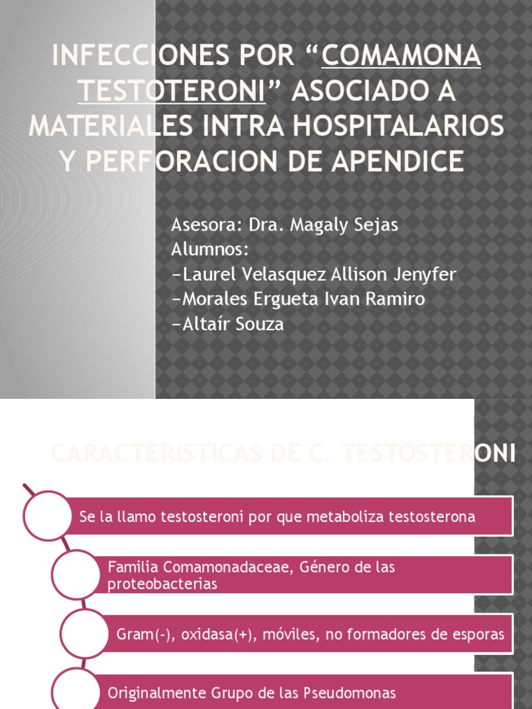 Infecciones por Comamonas en Hospitales | PDF | Epidemiología ...