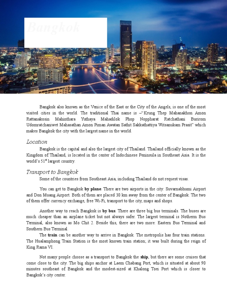 Bangkok Final | PDF