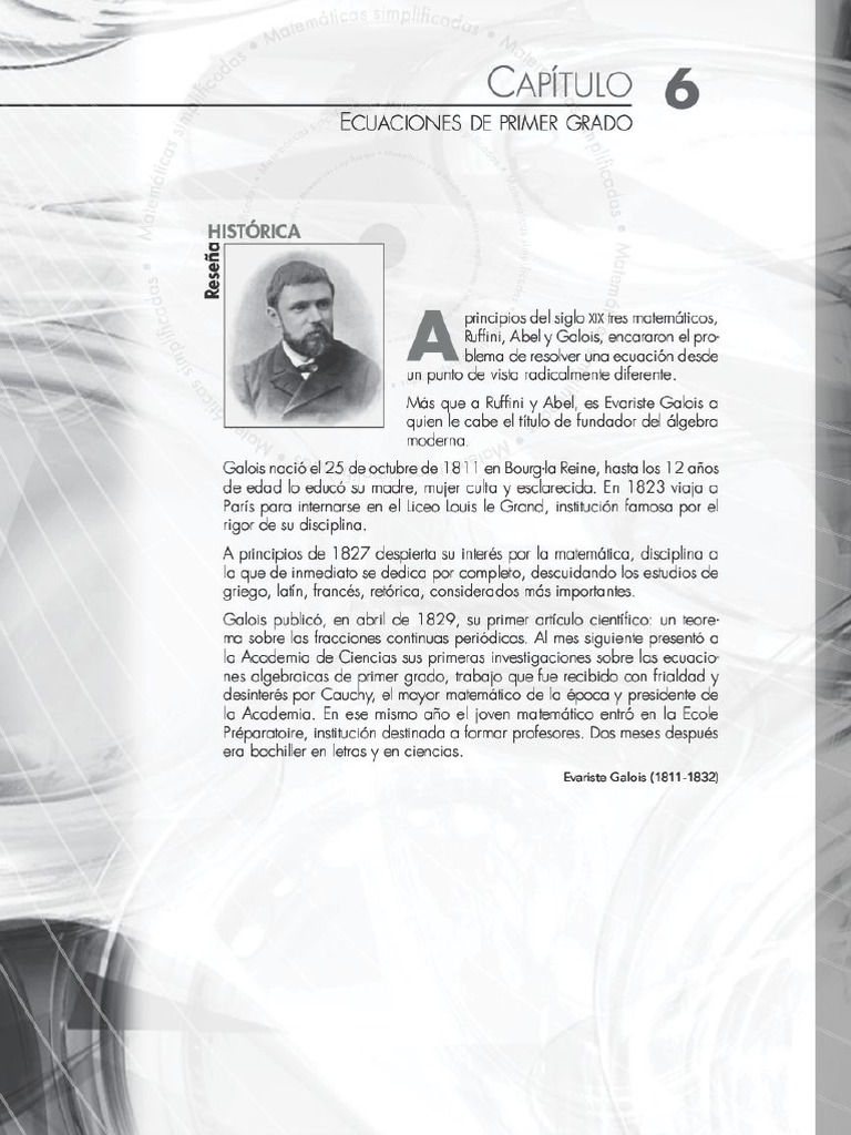 Capítulo 6 y 7 Del Álgebra Conamat | PDF