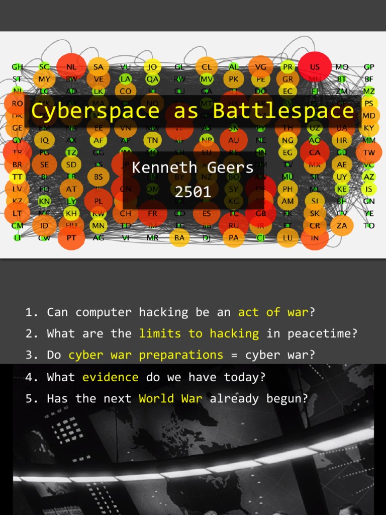 Webcast Cyberspace As Battlespace | PDF | Cyberspace | Military