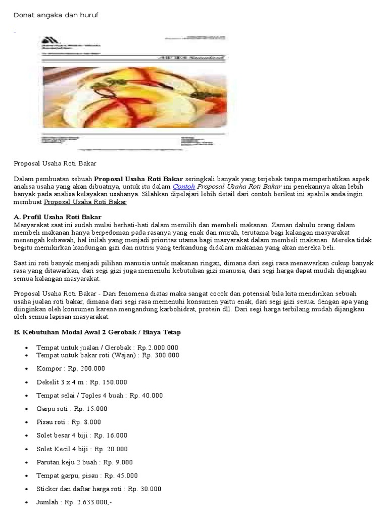 Donat Angaka Dan Huruf | PDF