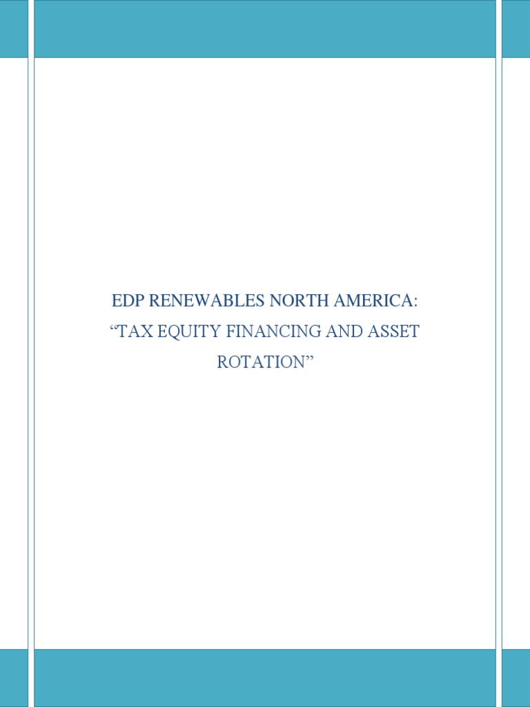 Tax Equity Financing Explained – XVYP
