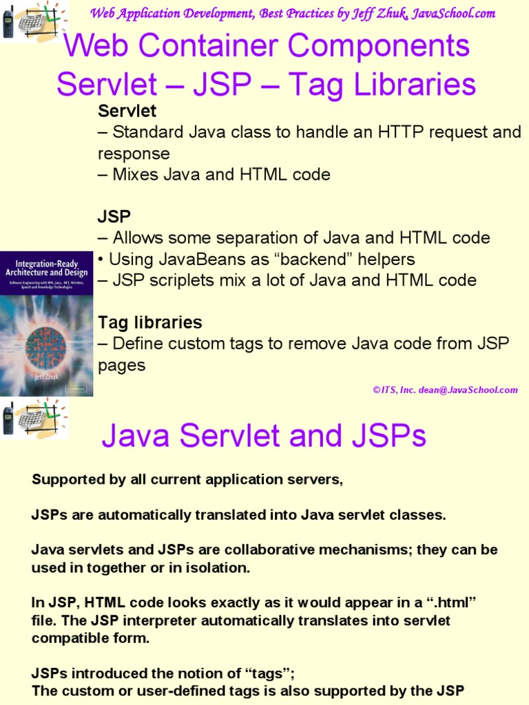 Web Container Components Servlet - JSP - Tag Libraries | PDF | Java ...