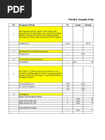 Type BOQ For Construction of 1 Unit Toilet Drawing NO.01 | PDF | Concrete | Tile