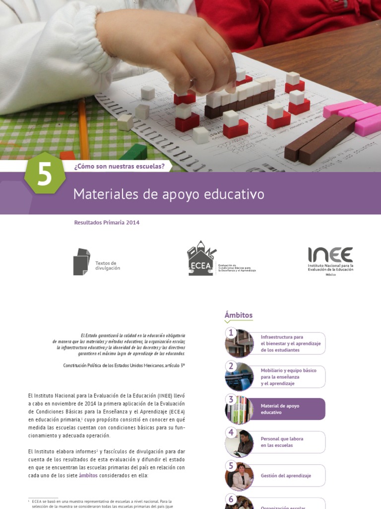 Materiales Apoyo Educativo | PDF | Educación primaria | Plan de estudios