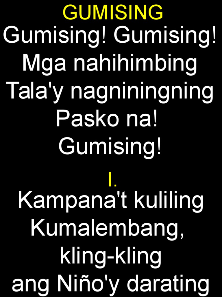 Gumising | PDF