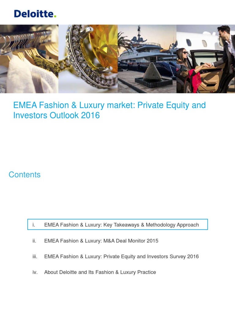 Deloitte ES Financial Advisory EMEA Fashion and Luxury Market | PDF ...