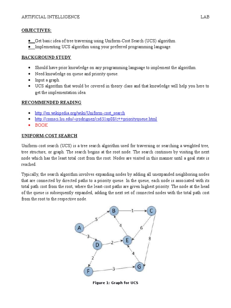 UCS.docx | Theoretical Computer Science | Algorithms And Data Structures