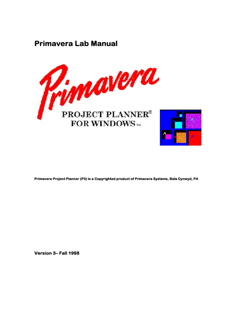 Primavera Project Planner Book | PDF | Backup | Computing